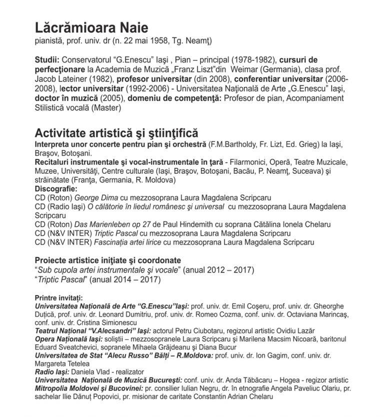 Noaptea Nasterii lui Hristos - Mezzosoprana Laura Magdalena Scripcaru ...